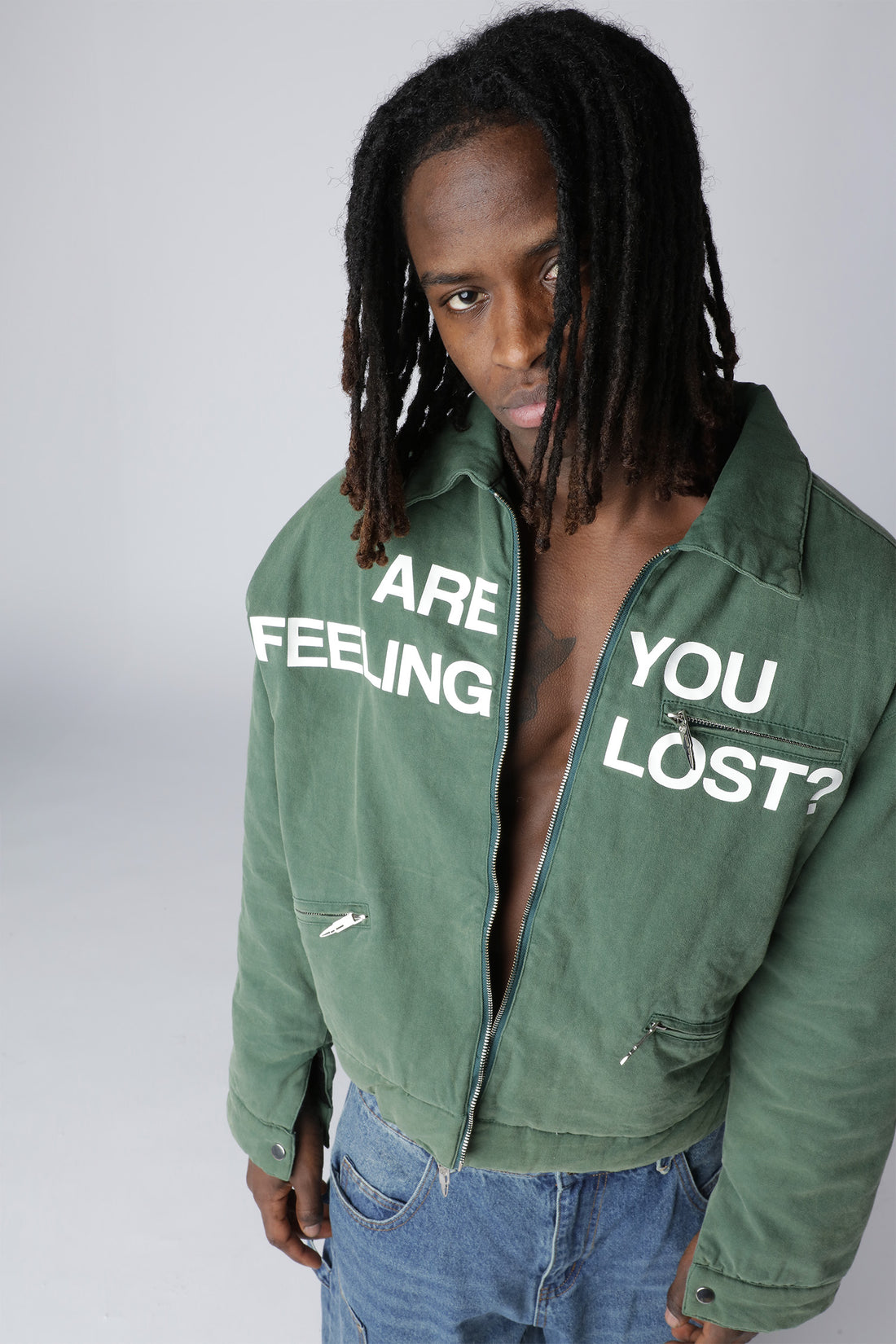WASHED DETROIT JACKET - Washed Green