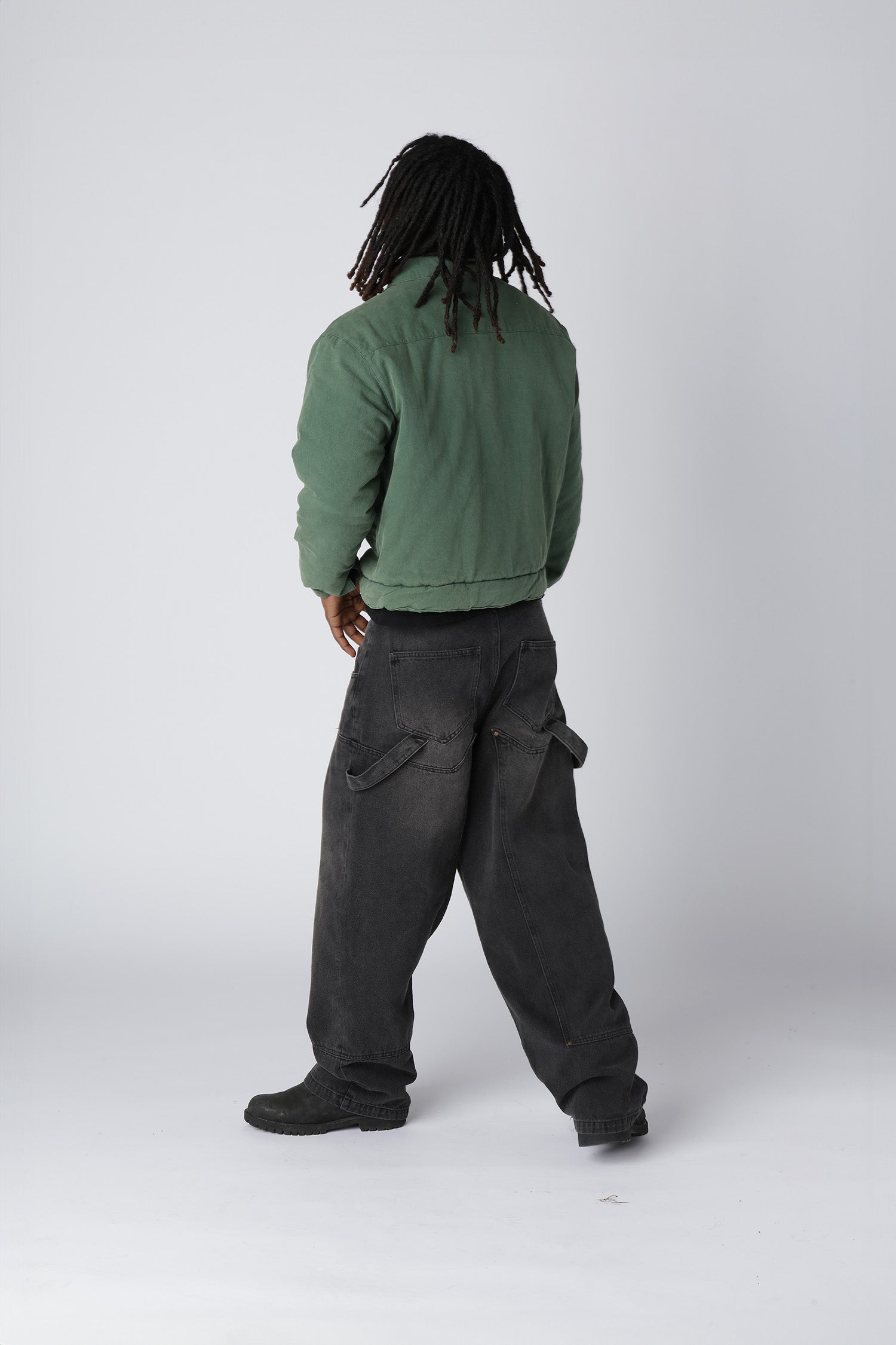 WASHED DETROIT JACKET - Washed Green