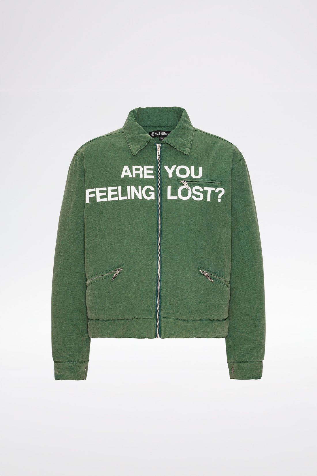 WASHED DETROIT JACKET - Washed Green